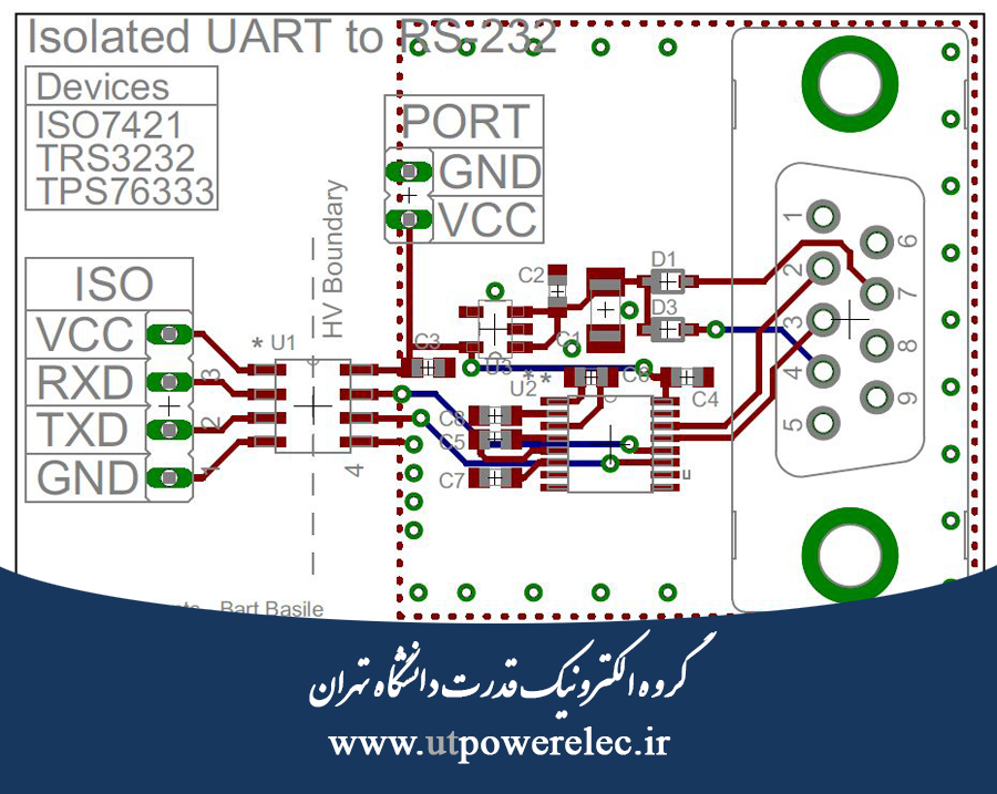 مبدل UART به RS-232 – گروه الکترونیک قدرت دانشگاه تهران