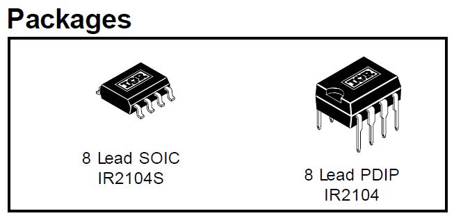 معرفی گیت درایو IR2104 – گروه الکترونیک قدرت دانشگاه تهران